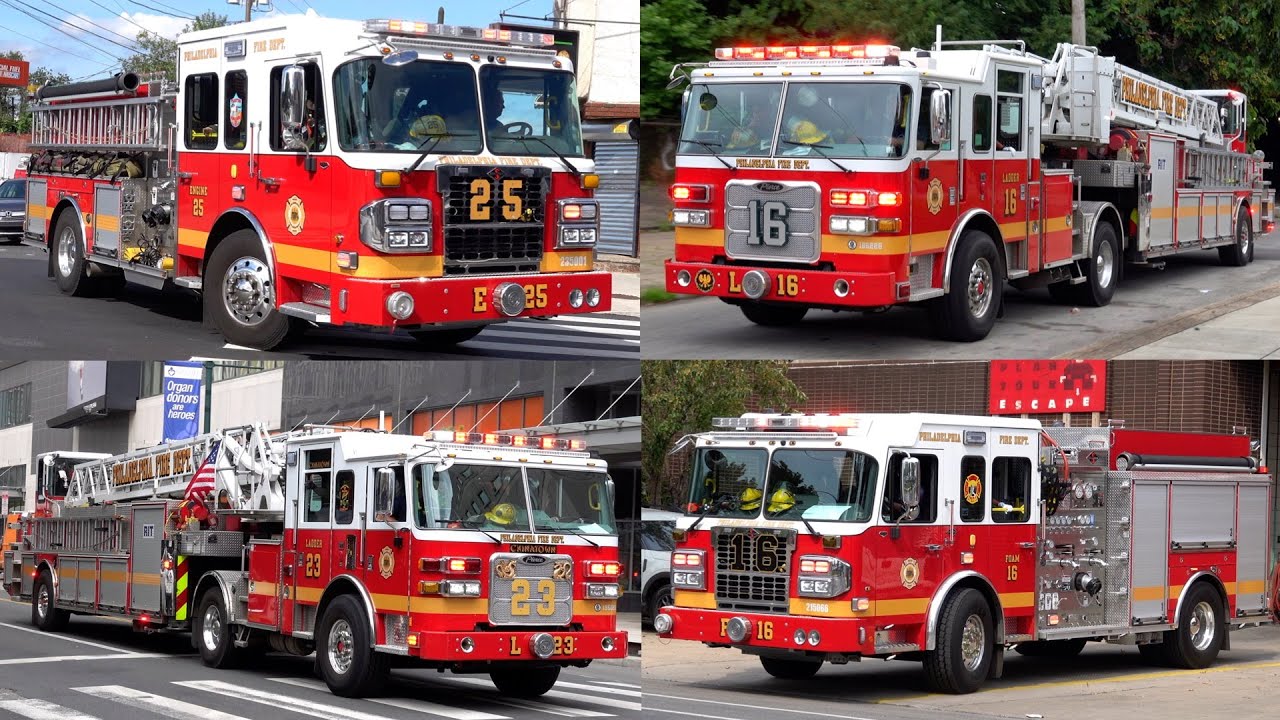 Best of Philadelphia Fire Department - Fire Trucks Responding ...