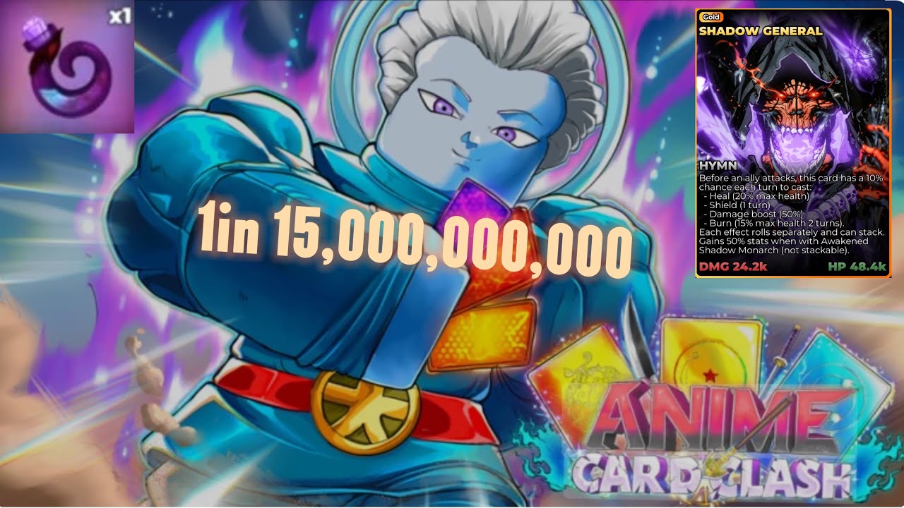 Opening 337,000 cards in ANIME CARD CLASH to pull 1in 15,000,000,000 on ...