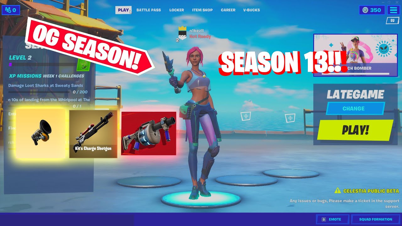 Fortnite OG Season 13 Spielen in 2024!!! (Project Celestia) - YouTube