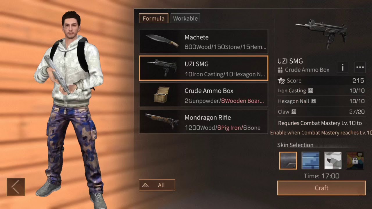 HOW TO BUILD UZI SMG IN LIFEAFTER - YouTube