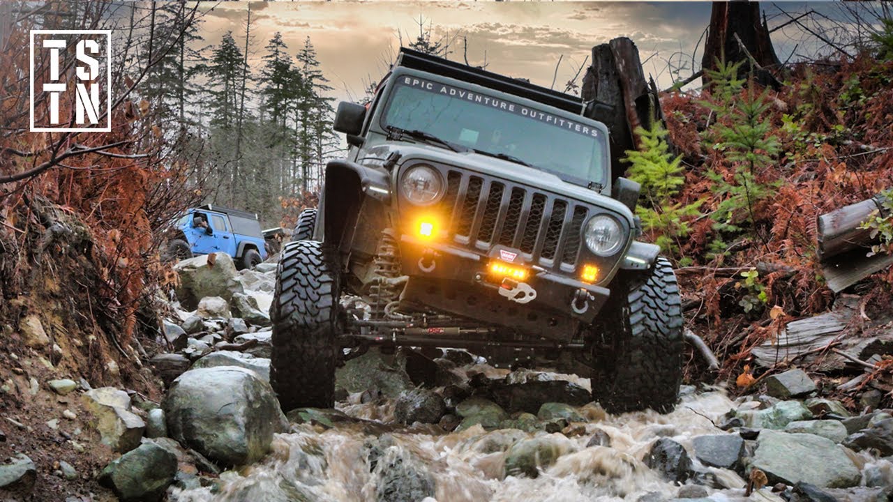 426 Hemi Jeep Gladiator On 40s: Can It Conquer This Trail? - YouTube