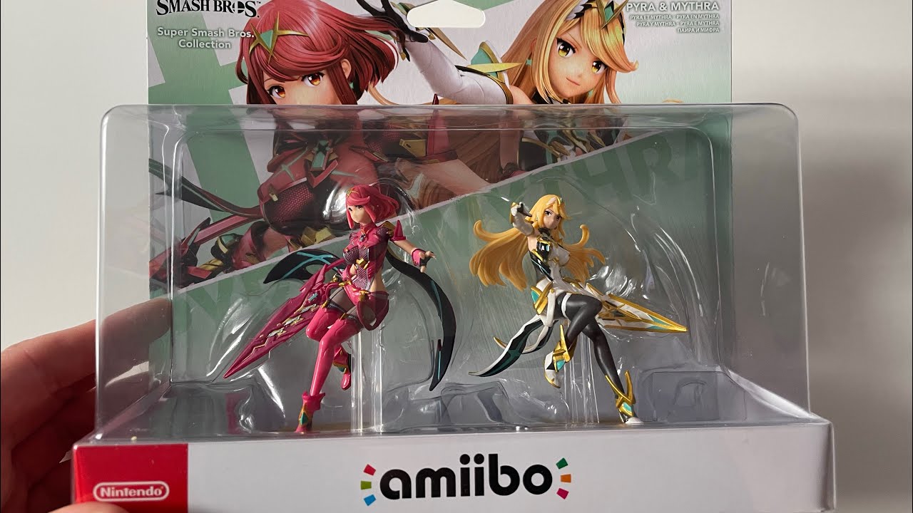 Pyra & Mythra amiibo unboxing - YouTube