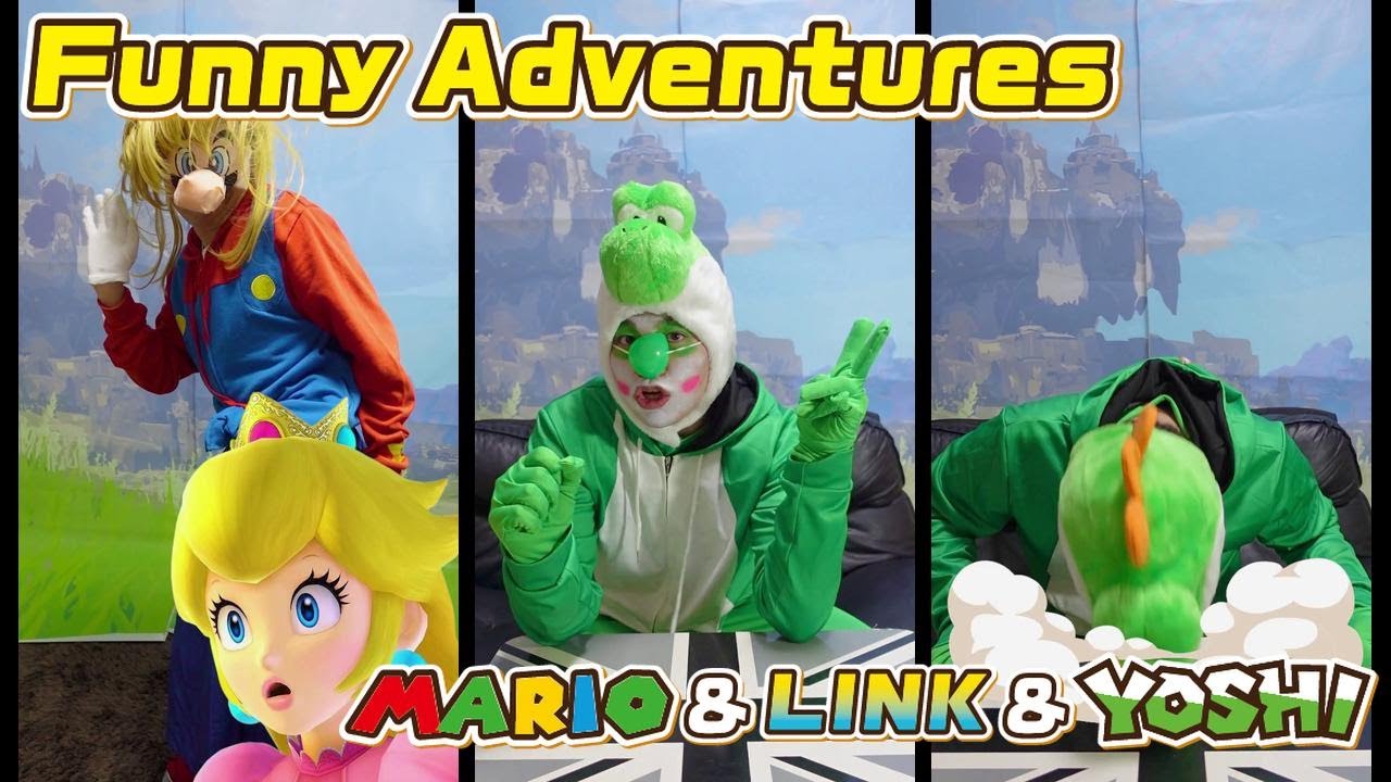 The Funny Adventures of Mario & Link ＆ Yoshi 🤣#77 - YouTube