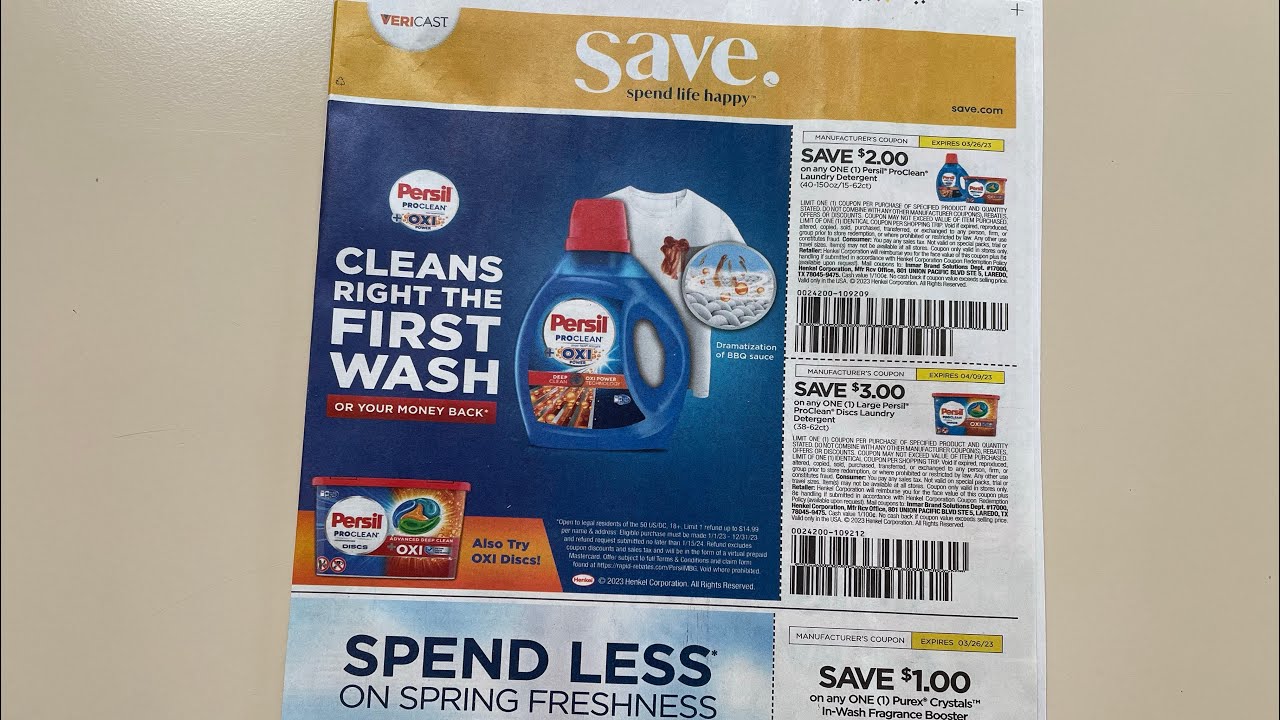 Save Coupon Early Insert Preview March 12, 2023 - YouTube