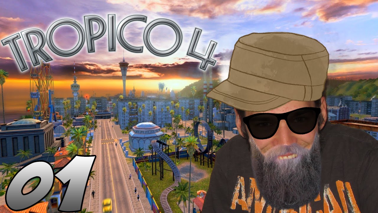 Tropico 4 [#01] z Esem - Plaża-Wyspa-Ananasy Dyktatura i Lembasy! - YouTube