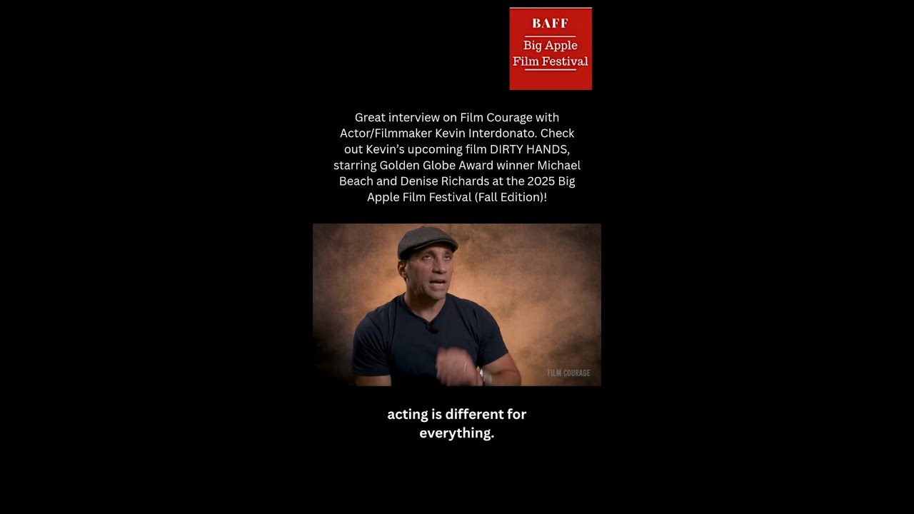 Great interview on Film Courage with Actor/Filmmaker Kevin Interdonato ...