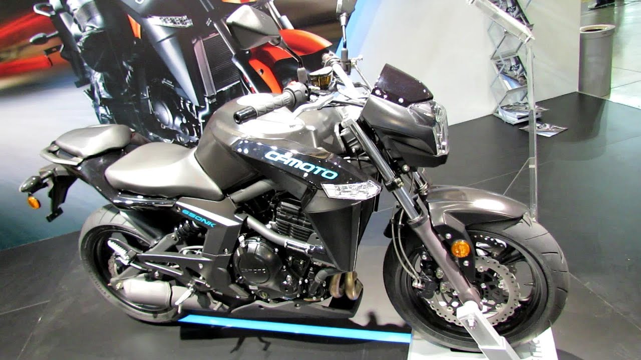 2014 Cfmoto 650NK Motorcycle Walkaround - 2013 EICMA Milano Motorcycle ...