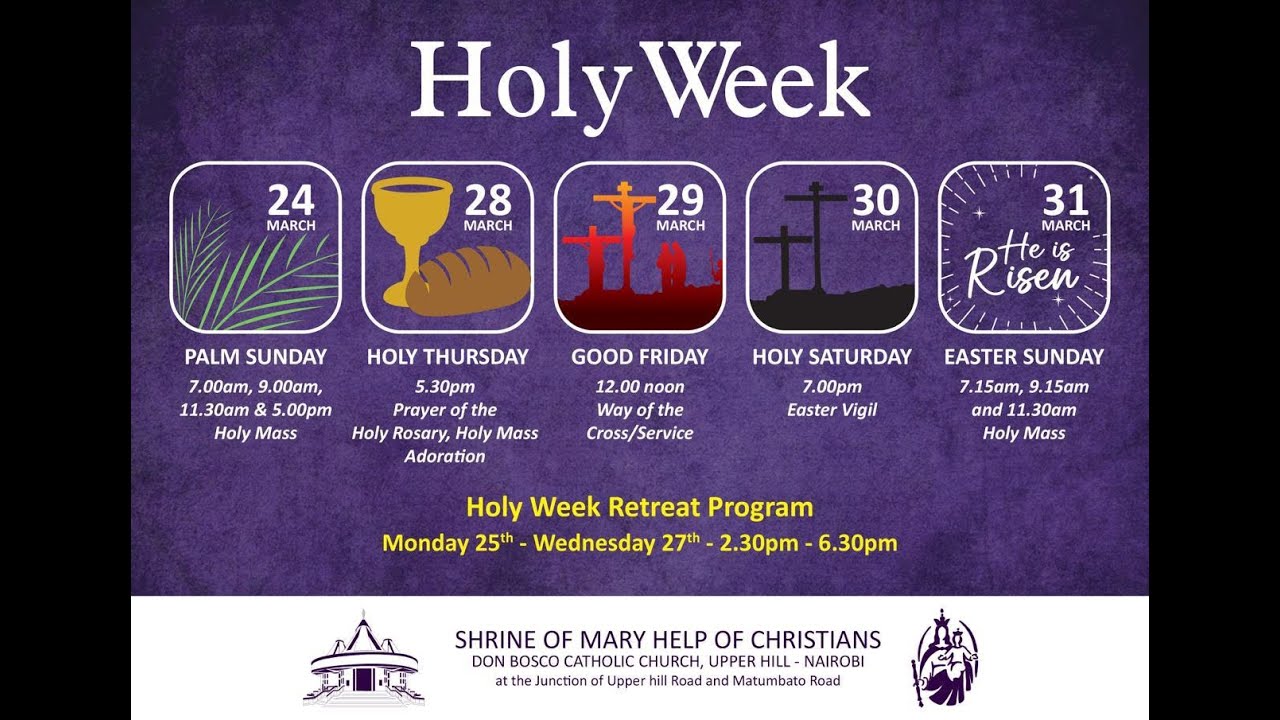 TUESDAY OF THE HOLY WEEK . -YEAR -B. - 26th, MARCH, 2024. - YouTube
