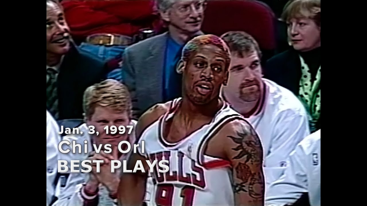January 3, 1997 Bulls vs Magic best plays - YouTube