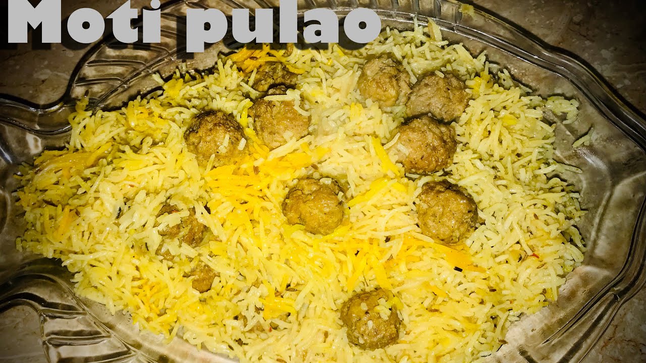 Moti Pulao Recipe / by farnaz ka jahan - YouTube