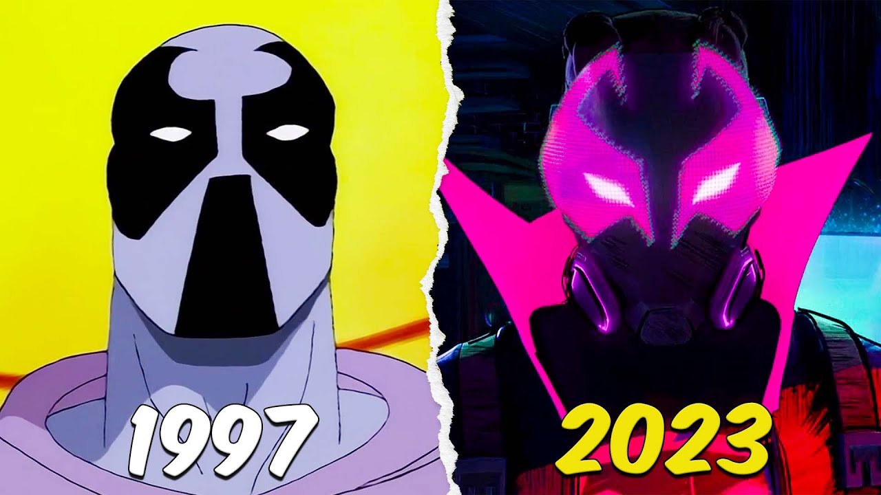 Evolution of The Prowler / Miles Morales in Film and TV (1997-2023 ...