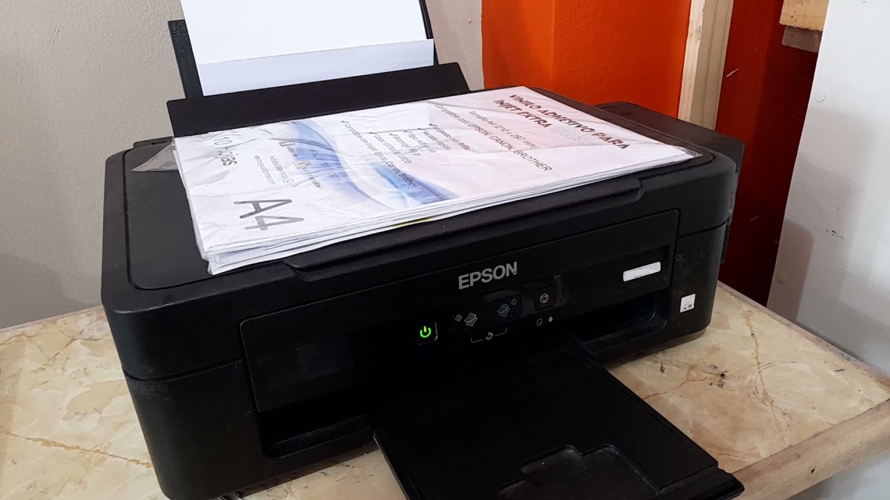 Vinilo Adhesivo para Impresión en Inkjet o Sistema Continuo - YouTube