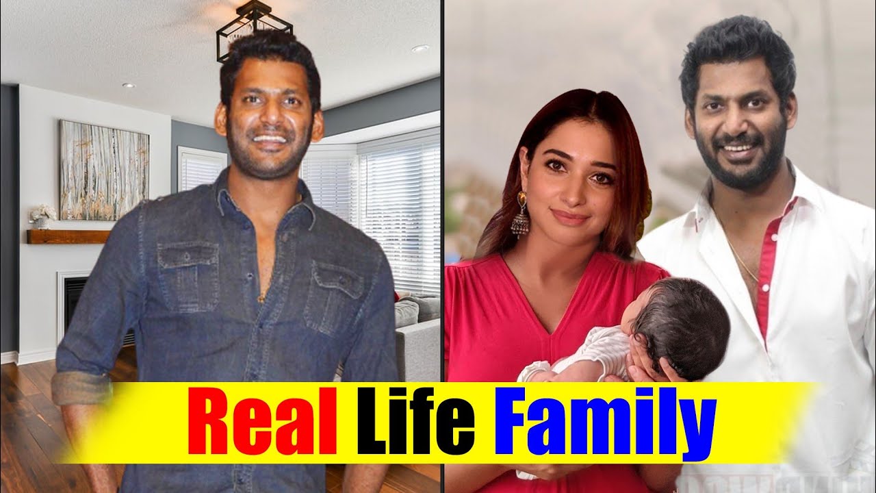 Sauth Actor Vishal Krishna की ये है Real Life Family। - YouTube