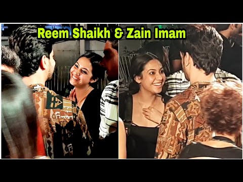 Full Video Zain Imam-Reem Shaikh seen together enjoying at Rohit Verma's Show #zainimam #reemshaikh