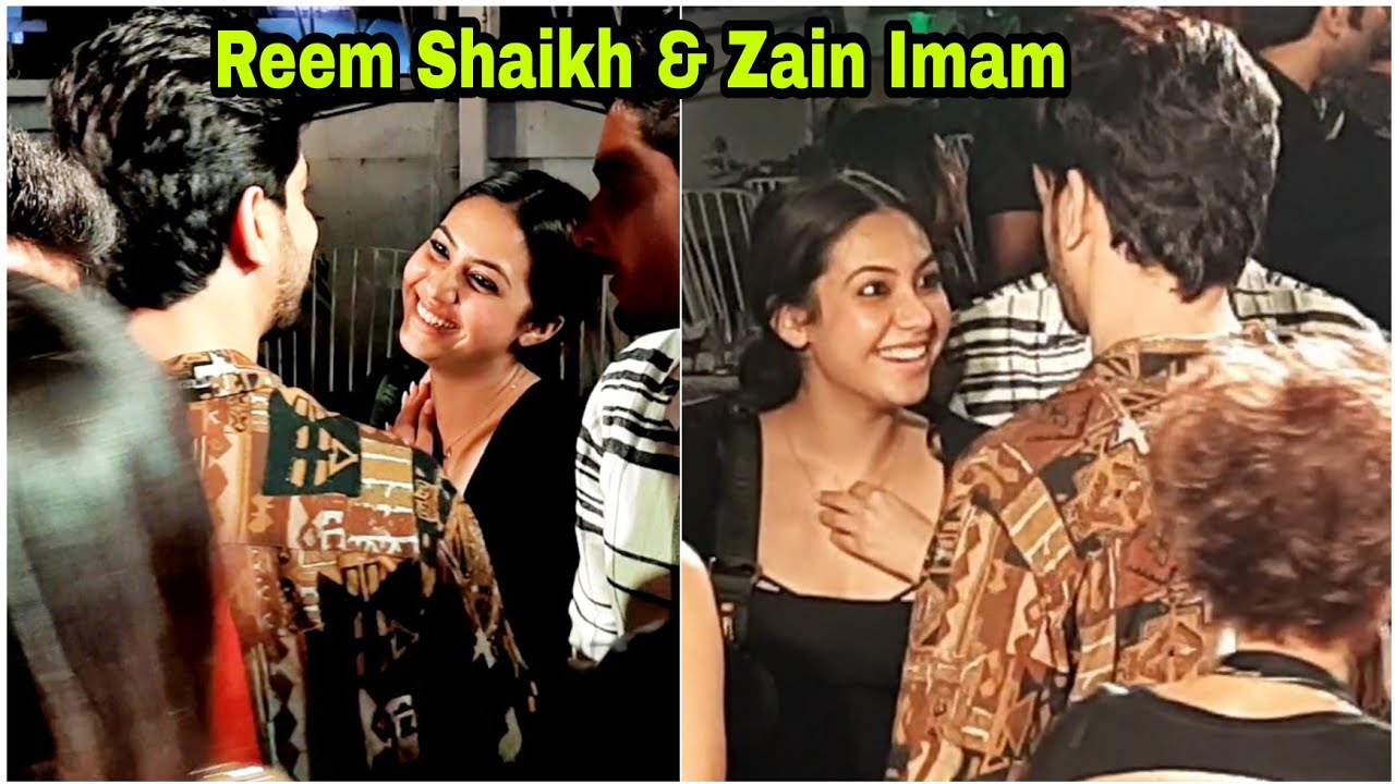 Full Video Zain Imam-Reem Shaikh seen together enjoying at Rohit Verma ...