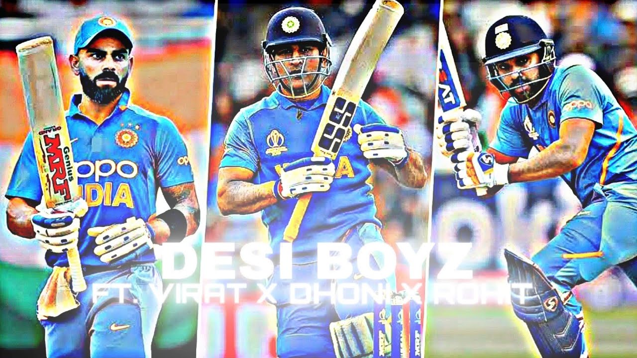 VIRAT X DHONI X ROHIT FT.DESI BOYZ || #mahirat #rohirat - YouTube