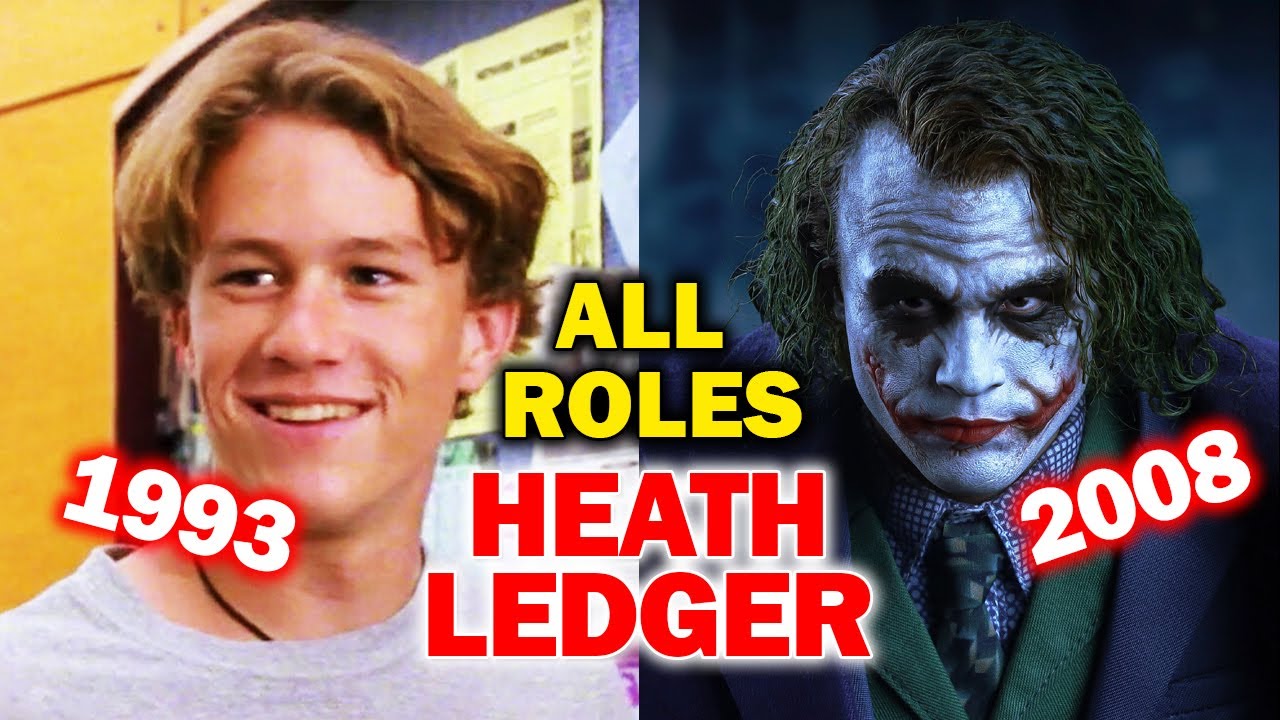 Heath Ledger all roles and movies/1999-2009/full list - YouTube