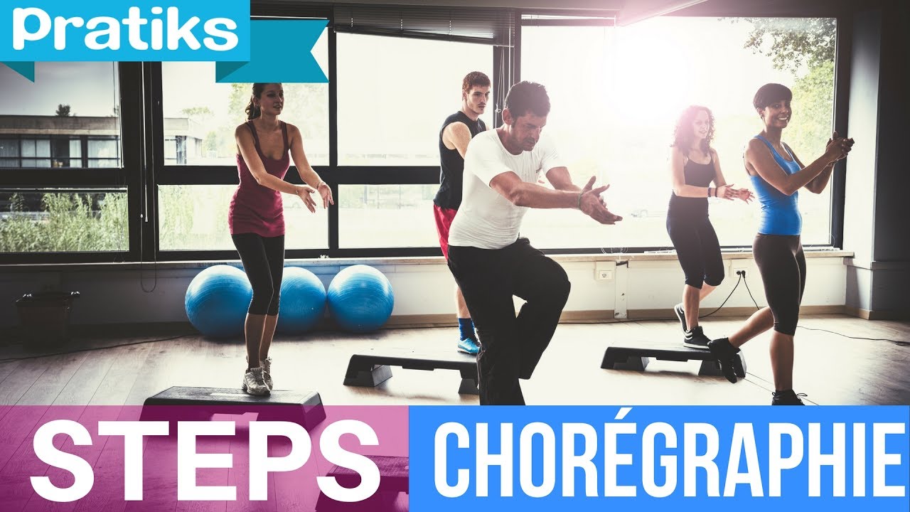 Fitness, chorégraphie de step - Sport - Fitness - YouTube