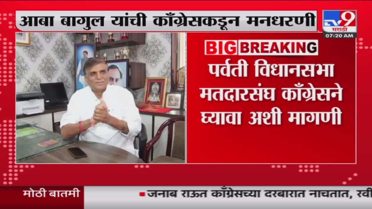 Maharashtra politics | Congress नेते Aba Bagul यांची कॉंग्रेसकडून ...