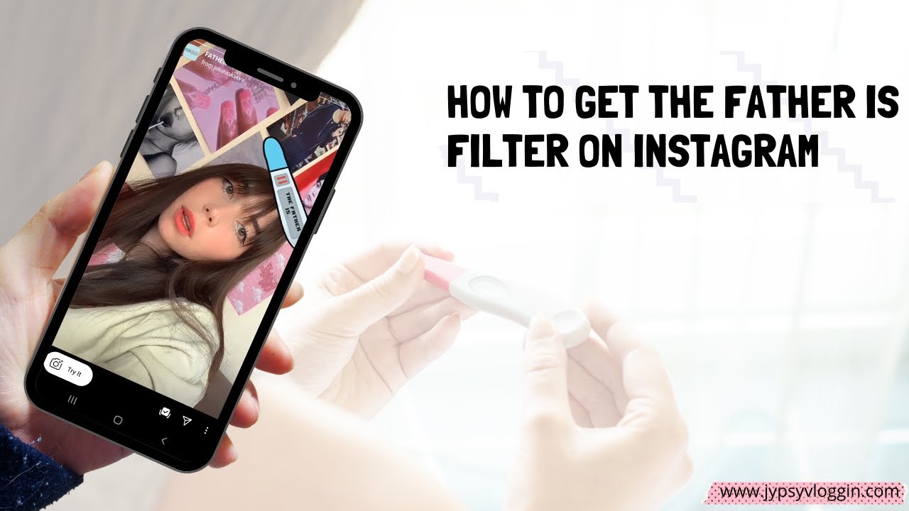 How to get the father is filter on Instagram - YouTube