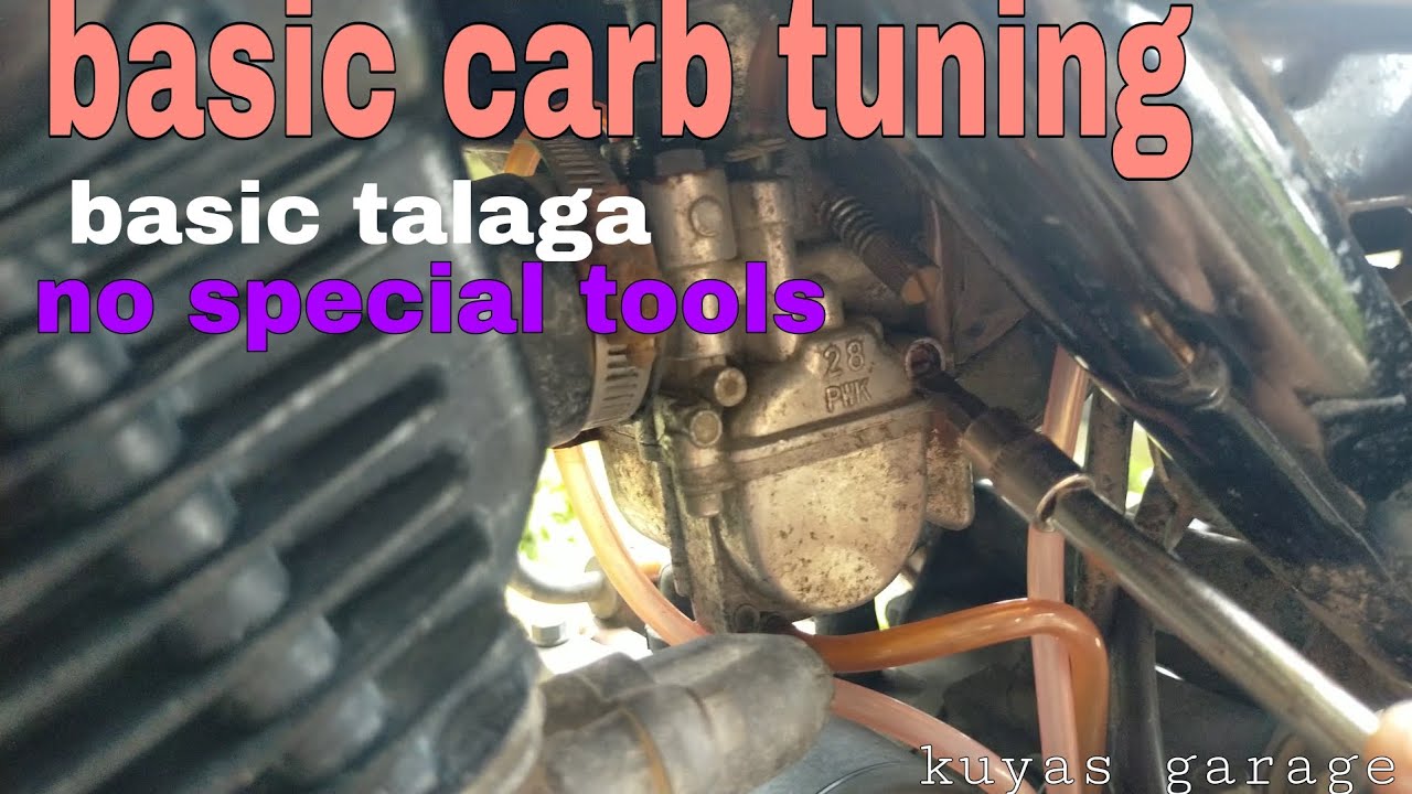 pano ba mag tono ng carb // carb tuning easy tutorial - YouTube