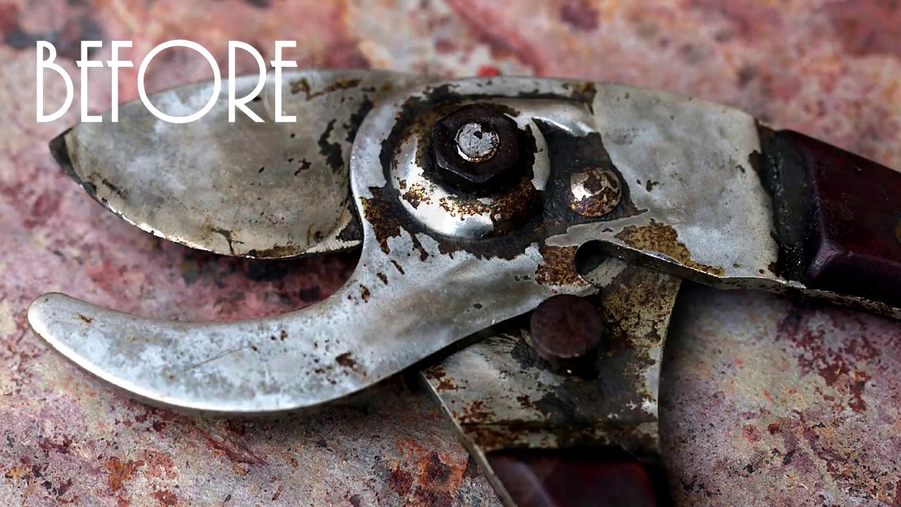Restoring Vintage Craftsman Pruning Garden Shears - YouTube
