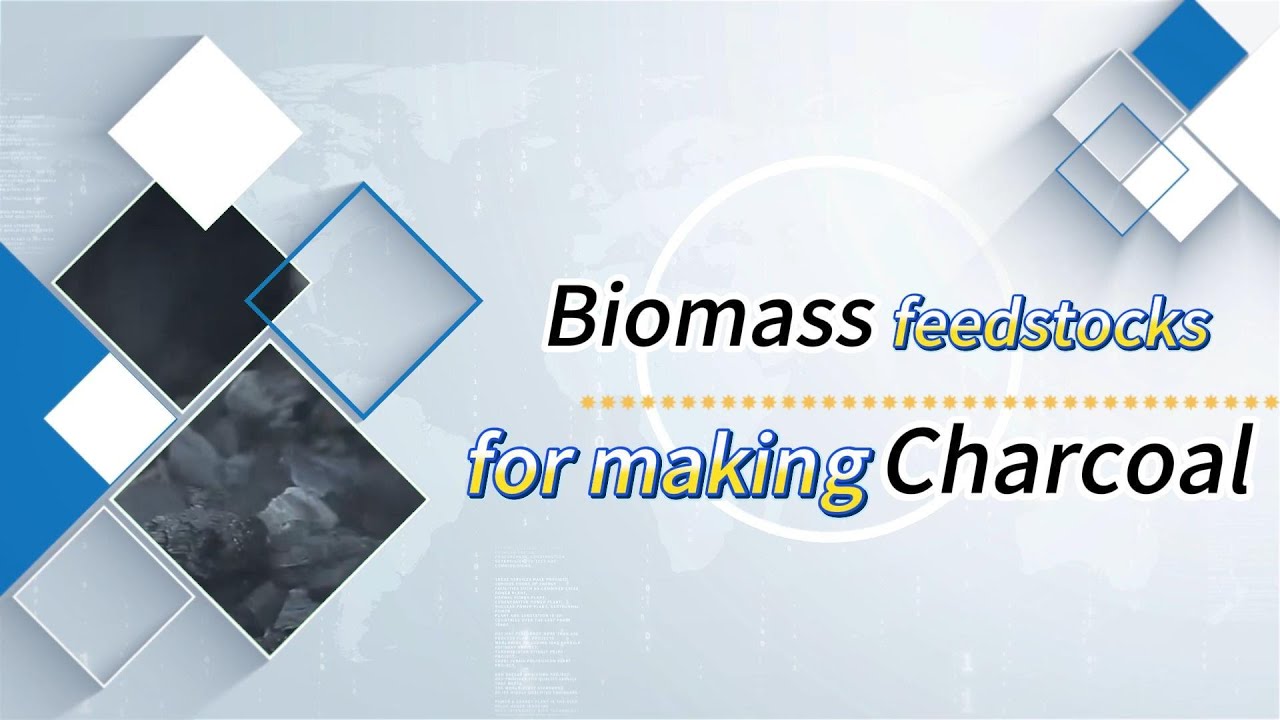 What are the biomass feedstocks #pyrolysis for charcoal making？ - YouTube