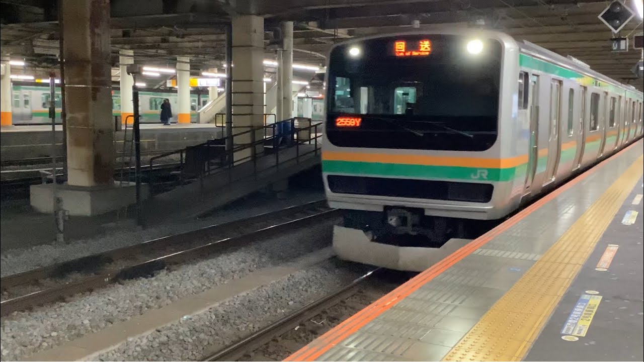 湘南新宿ライン快速籠原行きE231系2868Y+E231系と回送E231系2559YU512、横須賀線普通逗子行きE217系1925SY-129+普通久里浜行きE217系Y-32！【JR大船駅 ...