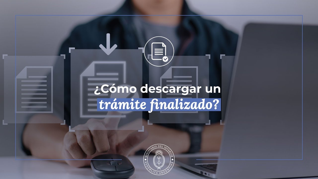 ¿Cómo descargar un trámite finalizado por TAD? - YouTube