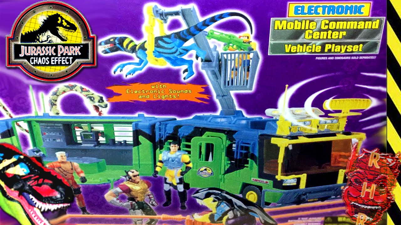 Jurassic Park Toys (Chaos Effect) - Mobile Command Center Review - YouTube
