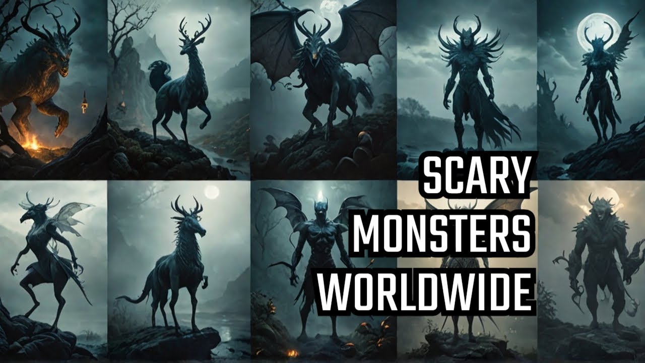 Scary Monsters And Mythical Creatures From Different Countries - YouTube