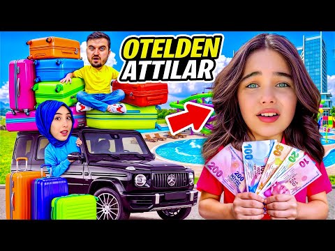 ELİF SİNEM OTELDEN ATILDIK KOVDULAR !! SOKAKTA KALDIK EVE GİZLİ GİRDİK !! 