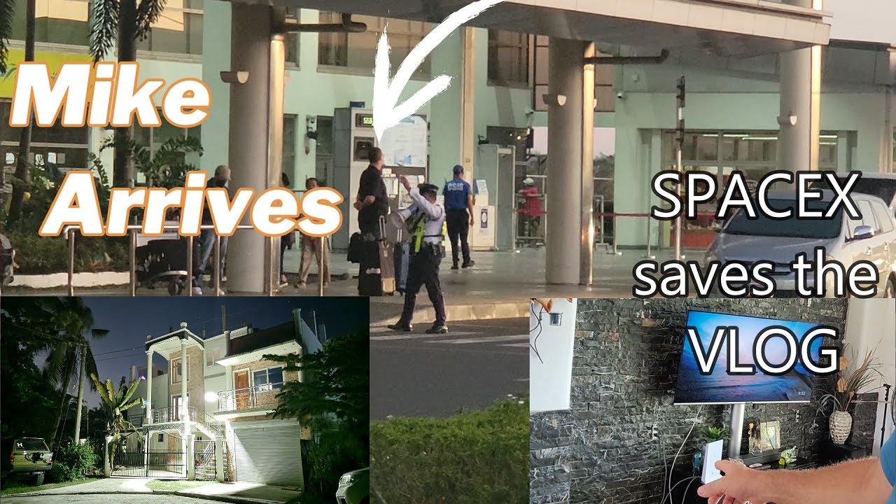 Mike Arrives First Experiences, SpaceX Starlink Saves Us in Philippines ...