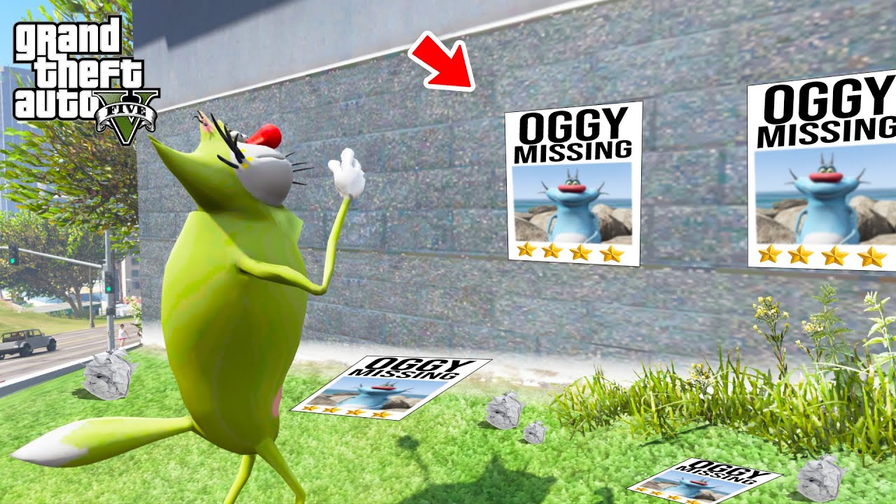 GTA 5 : Jack Trying To Find Lost Oggy In GTA 5 ! OGGY Missing? - YouTube