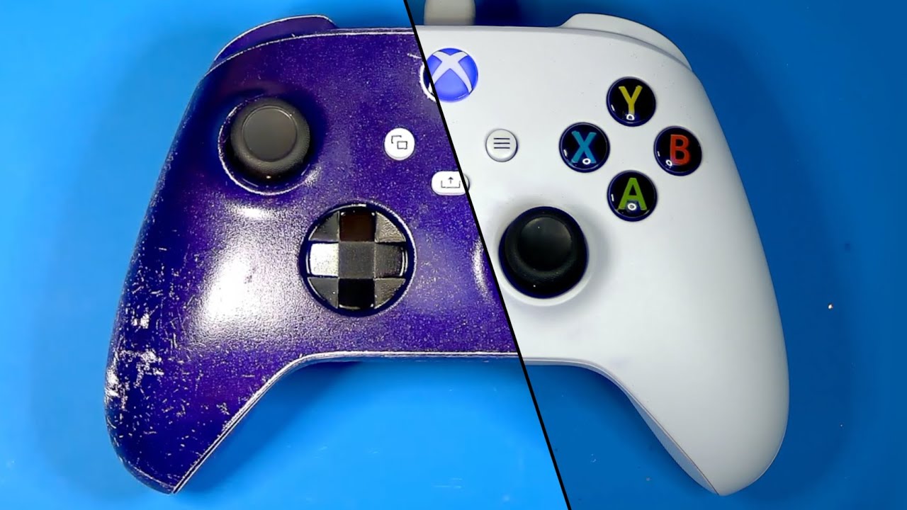 Un-Purpling a Purple Xbox Controller - YouTube