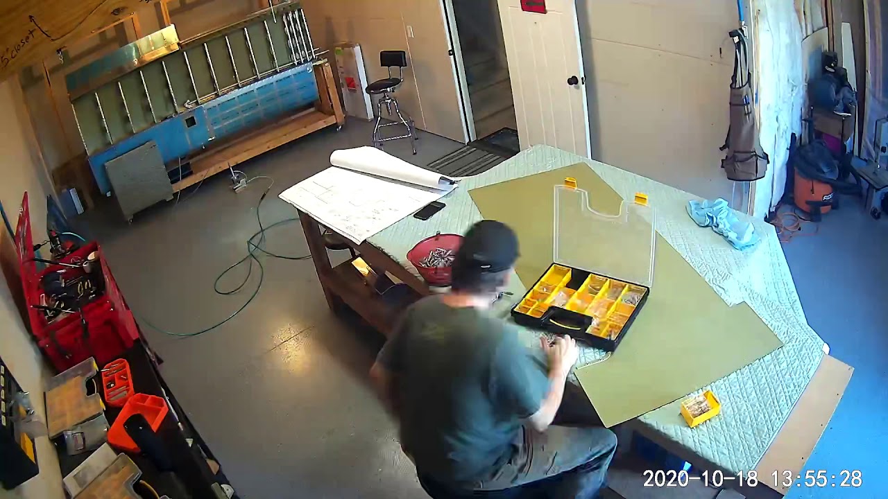 Completing wing access plates - YouTube