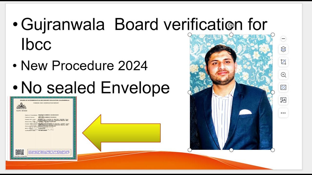 ibcc verfication bise grw 2024 new procedure (no sealed envelope) need ...