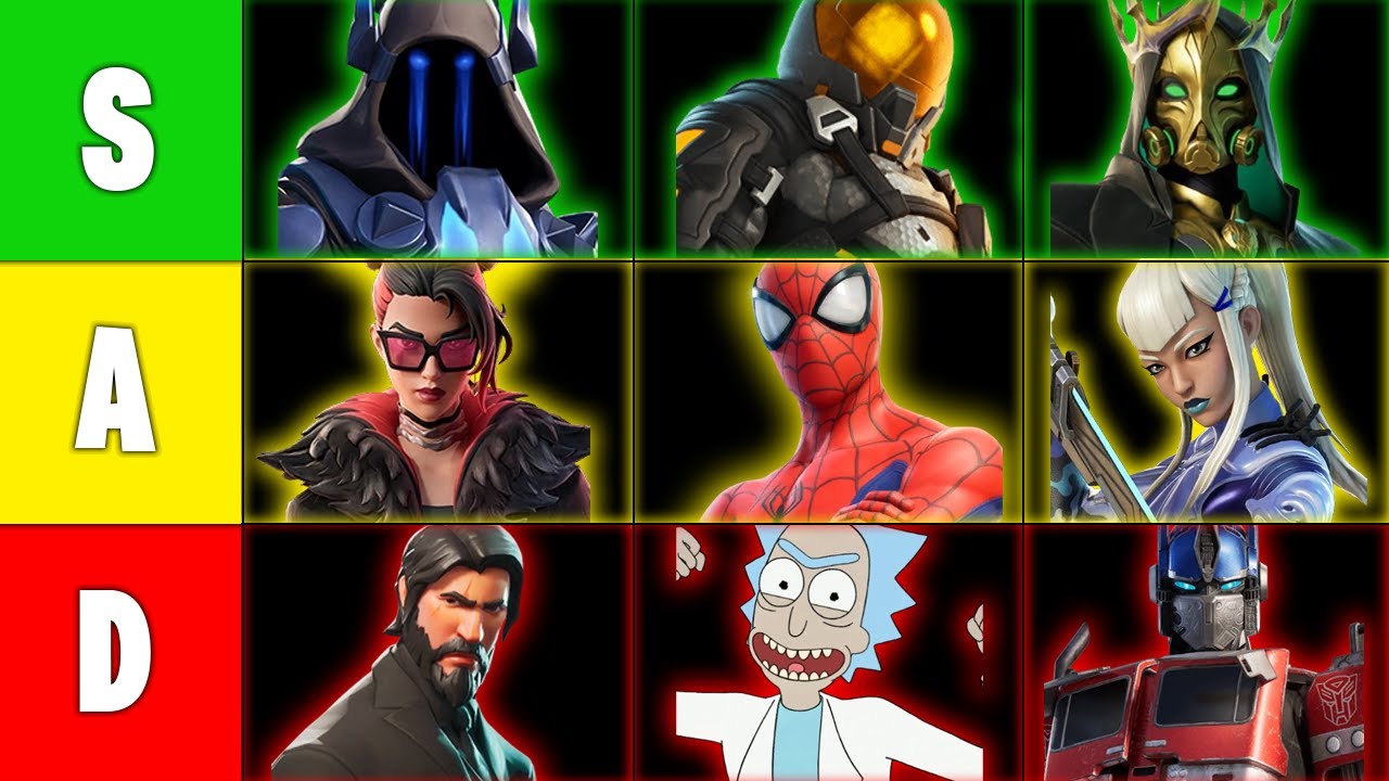 Ranking EVERY Tier 100 Fortnite Battle Pass Skin! - YouTube