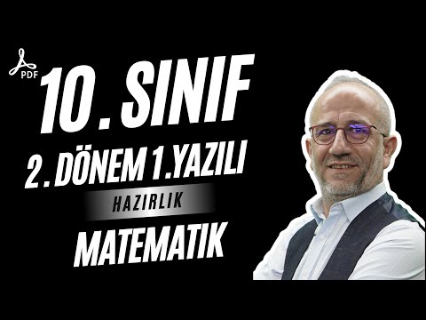 10.Sınıf Matematik 2.Dönem 1.Yazılı Hazırlık  #öğrenmegarantili 