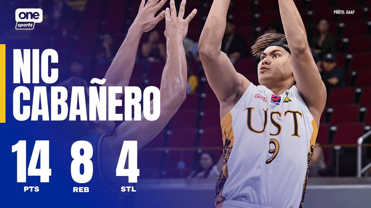 Nic Cabañero’s 14-POINT SHOW for UST vs FEU | UAAP SEASON 88 MEN’S ...