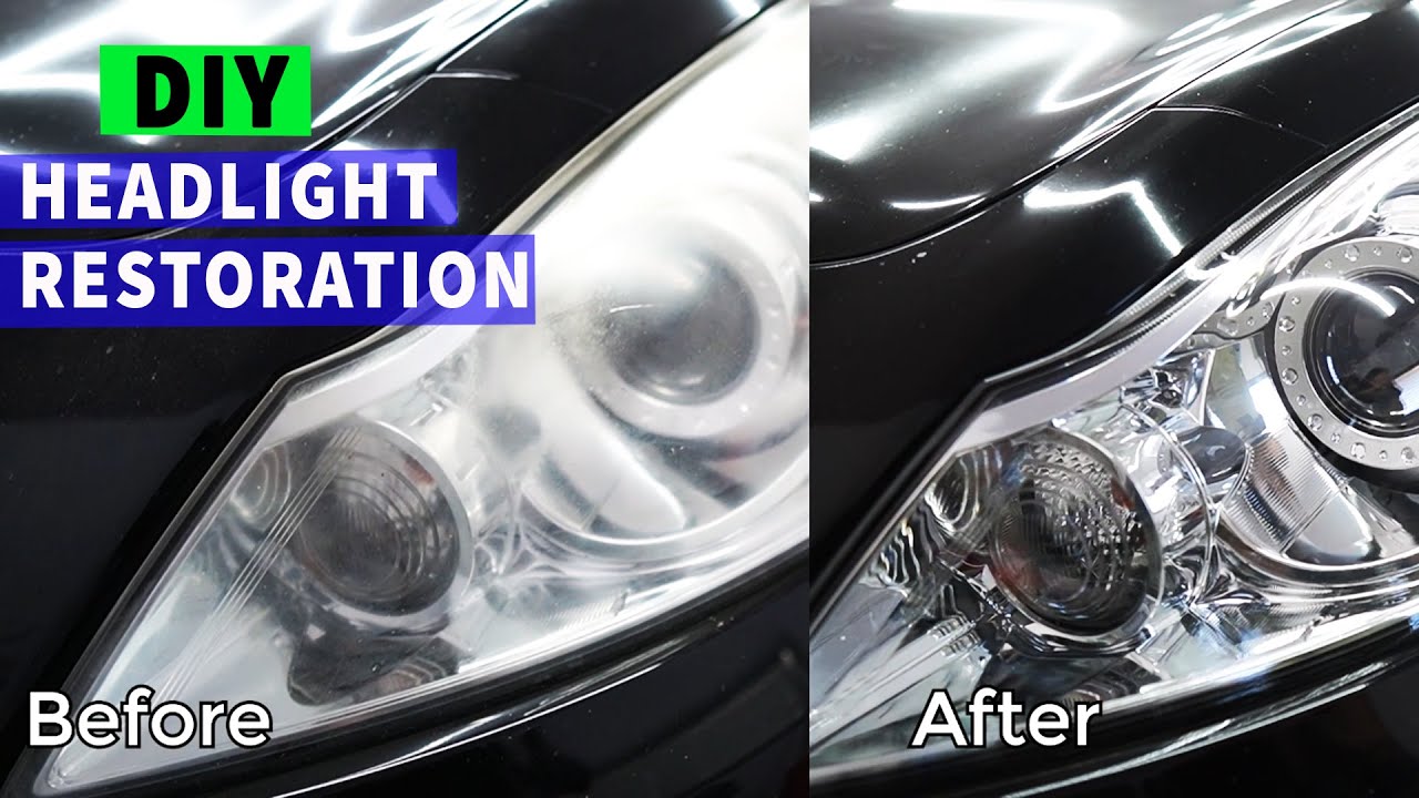 DIY Proper Headlight Restoration - YouTube