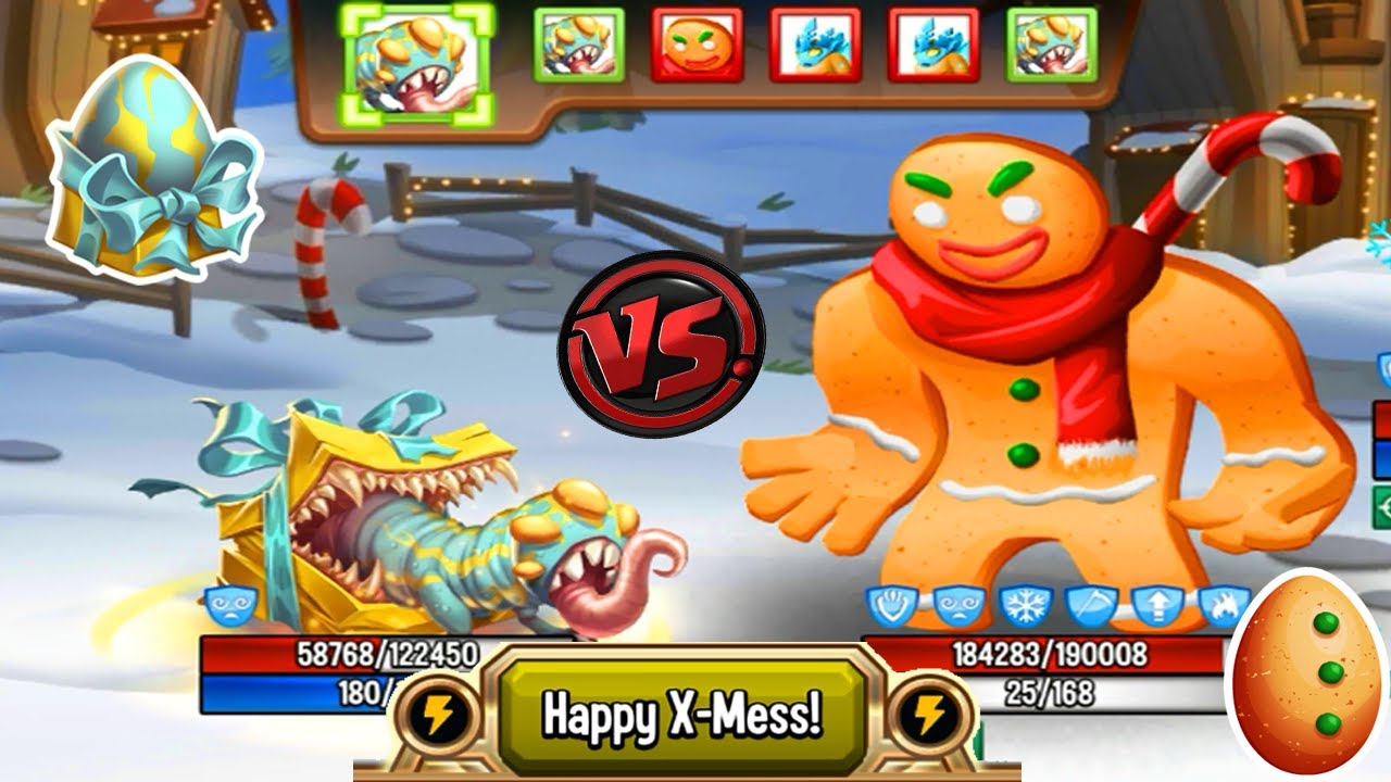 Monster Legends - Xmess is good?? vs Lord Son Cookie Xmas - YouTube