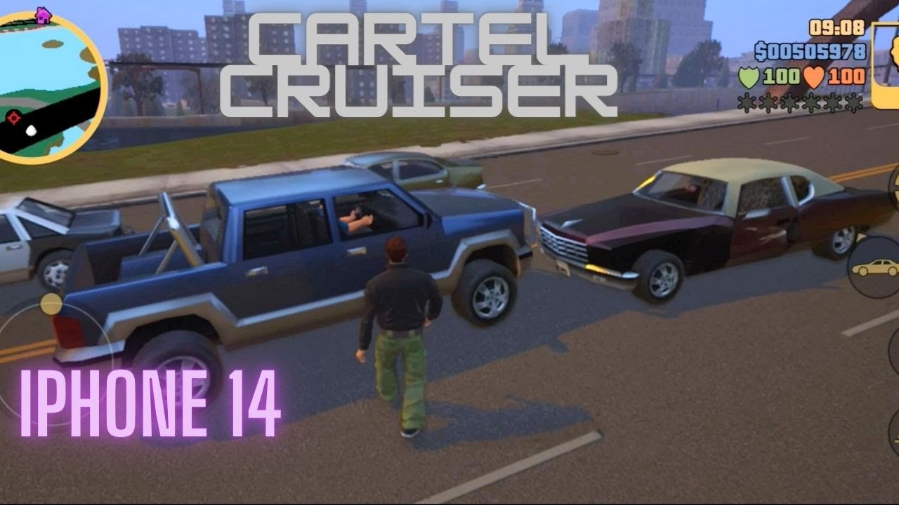 Jacking a Colombian gang car in Grand Theft Auto III The Definitive ...