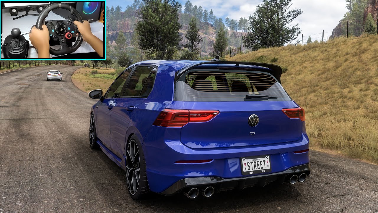 Volkswagen Golf R | Forza Horizon 5 | Logitech G29 Gameplay - YouTube