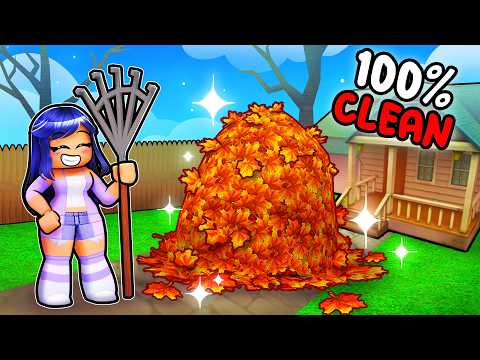 Roblox CLEAN All the LEAVES!