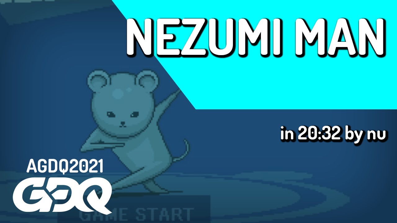 Nezumi Man by nu in 20:32 - Awesome Games Done Quick 2021 Online - YouTube