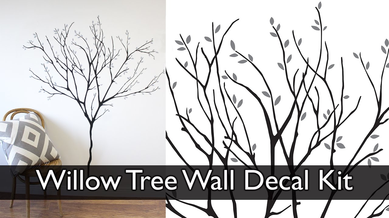 Willow Tree Wall Decal Kit - YouTube