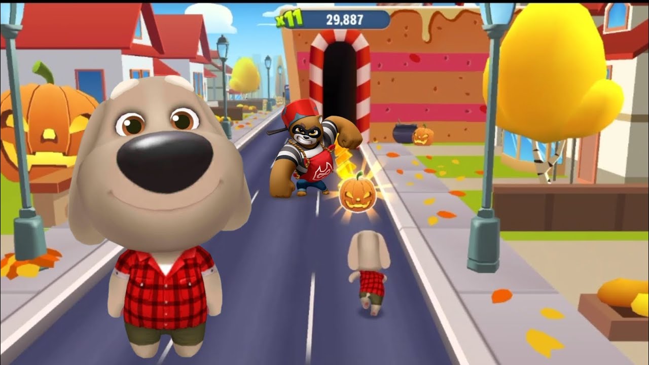 Tom Gold Run - Talking Ben Gold Run - And Raccoon Fight - Android iOS ...