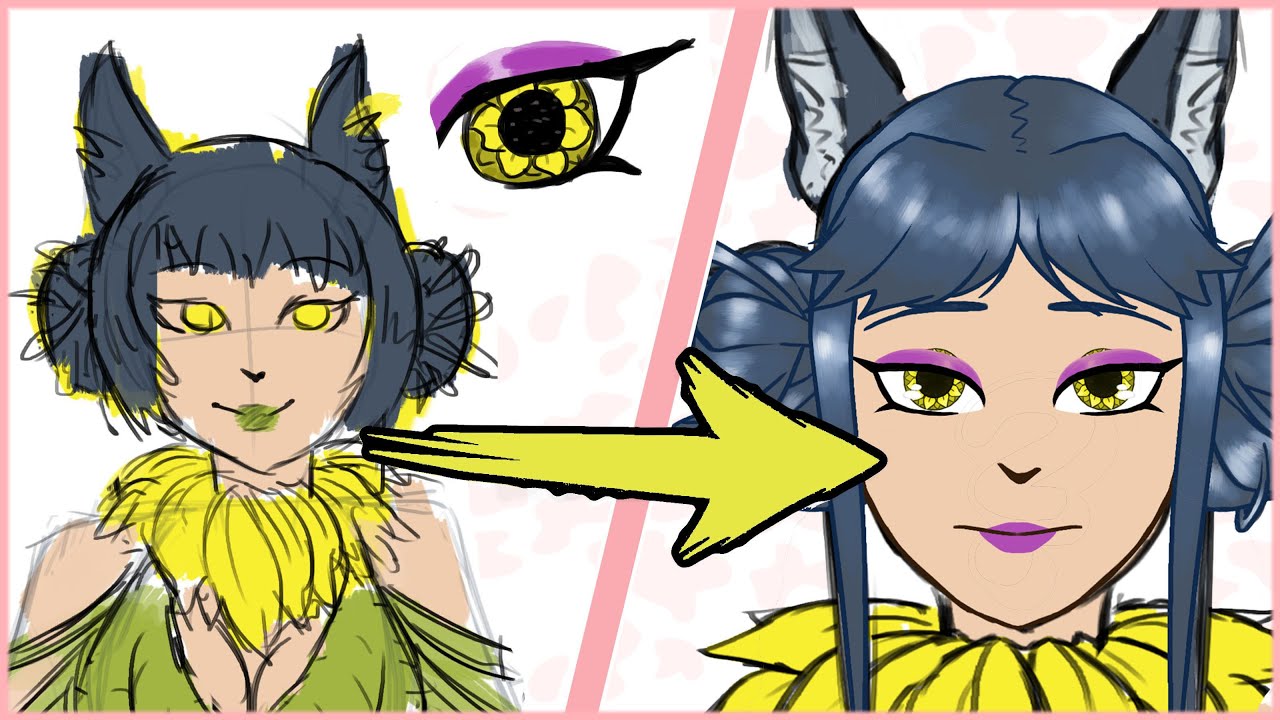 [Art Stream] Illustrating a VTuber from scratch (continued) - YouTube