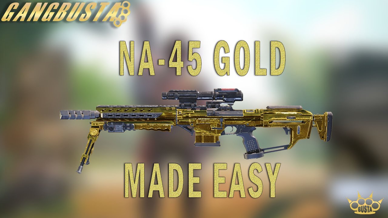 CALL OF DUTY MOBILE - NA 45 GOLD SKIN - MADE EASY - YouTube